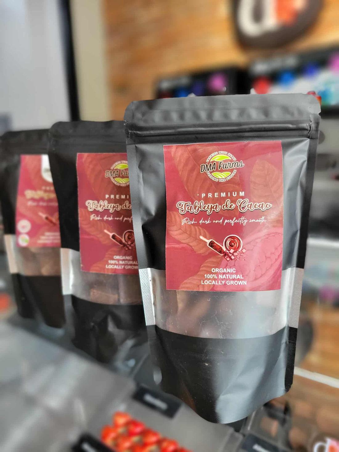 DMA Farms Organic Tableya (100 grams) – Dahlia Chocolates