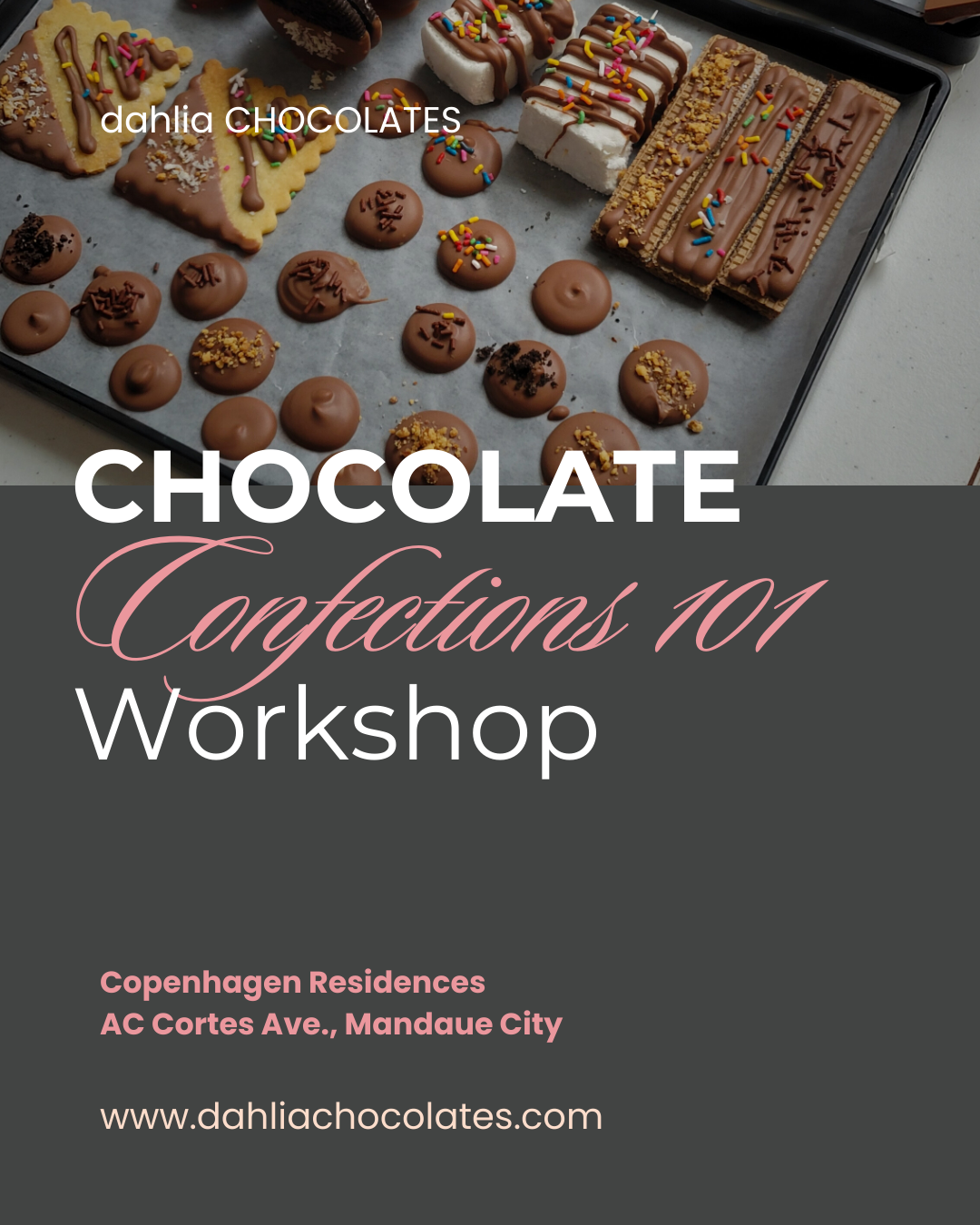 Chocolate Confections 101 Workshop – Dahlia Chocolates